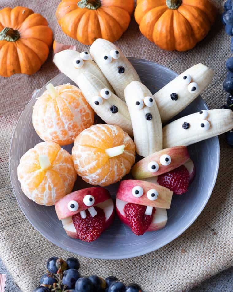 6 Fun and Healthy Halloween Snack Ideas for kids - AtMyTable