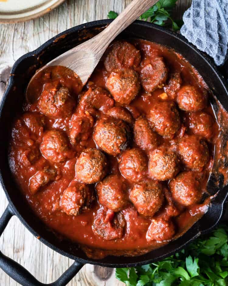High Protein Vegan Meatballs (Gluten Free) - AtMyTable