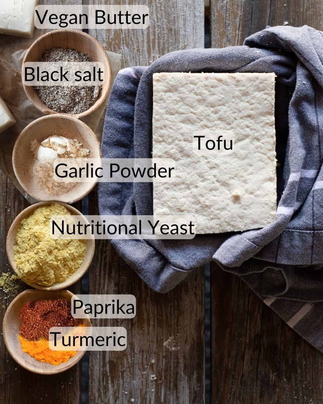 Easy Egg Tofu Scramble Recipe (Vegan Breakfast Burrito) - AtMyTable