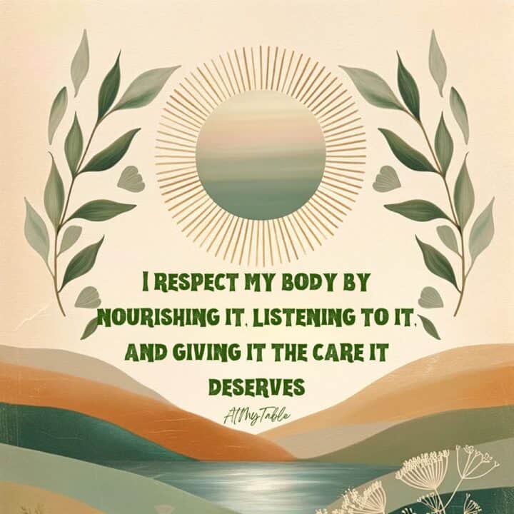 60 Positive Body Affirmations Cards (Parents & Children) - AtMyTable