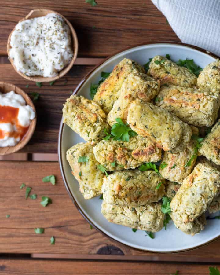 Vegan Rice Balls (Baked or AirFryer) - AtMyTable