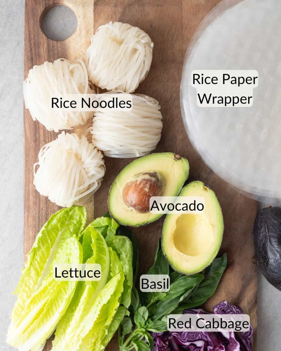 Avocado Spring Rolls with Zesty Thai Peanut Sauce - AtMyTable