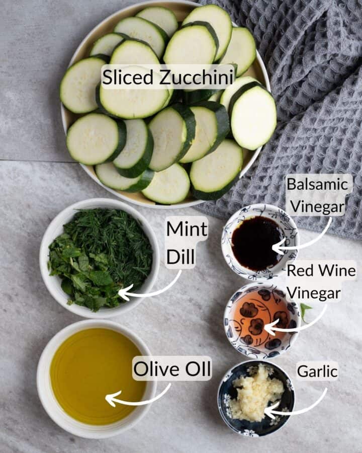 Easy Roasted Zucchini Antipasti (Gluten-Free & Vegan) - AtMyTable