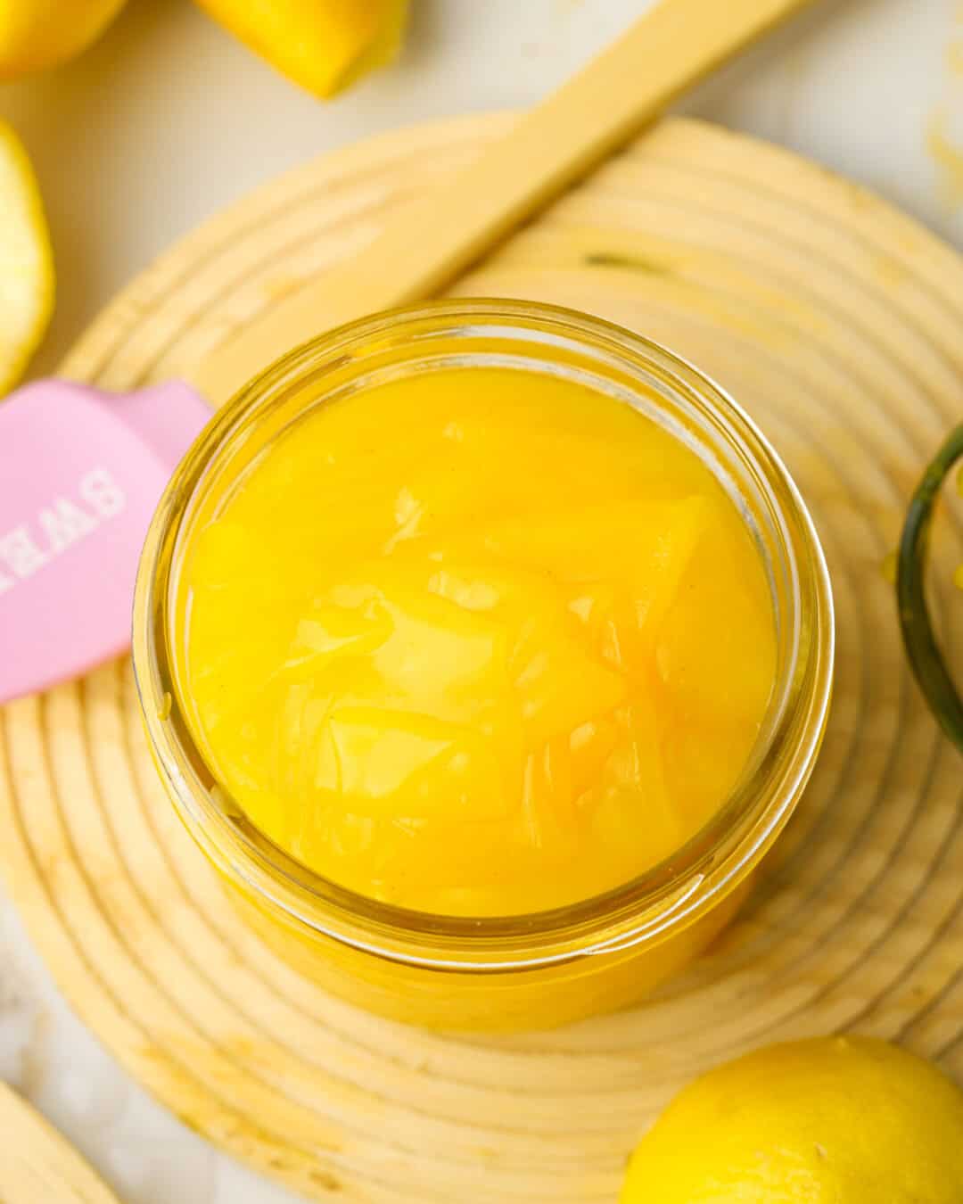 Easy Eggless Lemon Curd (Gluten-Free) - AtMyTable