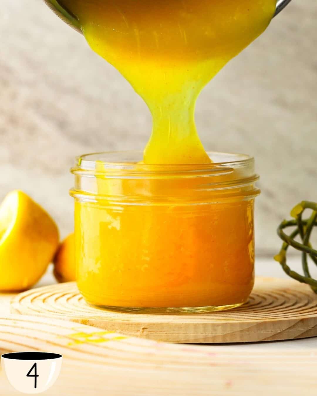 Easy Eggless Lemon Curd (Gluten-Free) - AtMyTable