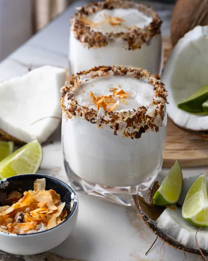 Brazilian Batida De Coco (Coconut Cream Cocktail) - AtMyTable