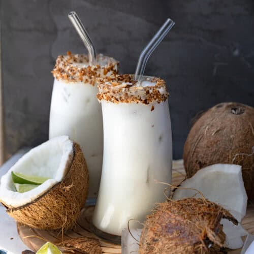 Brazilian Batida De Coco (Coconut Cream Cocktail) - AtMyTable
