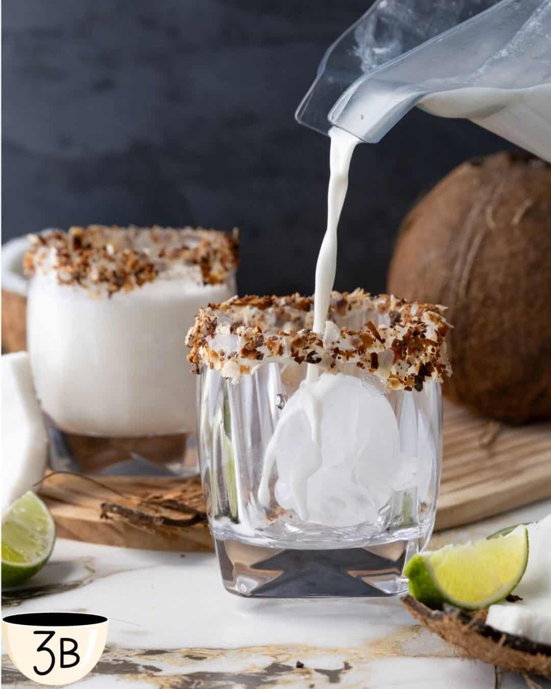 Brazilian Batida De Coco (Coconut Cream Cocktail) - AtMyTable