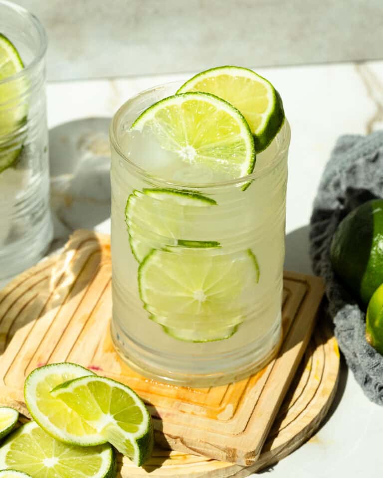 Brazilian Coconut Water Mocktail (Virgin Caipirinha) - AtMyTable