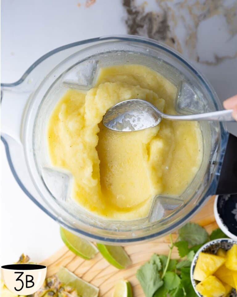Fun Pineapple Slushie Recipe (Brazilian Twist) - AtMyTable