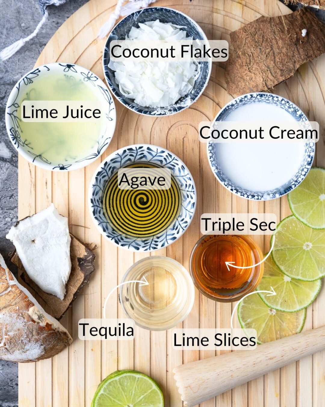 Coconut Margarita Recipe - Creamy & Dairy-Free - AtMyTable