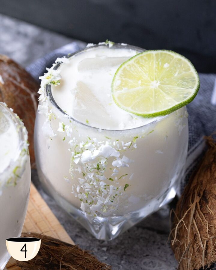 Coconut Margarita Recipe - Creamy & Dairy-Free - AtMyTable