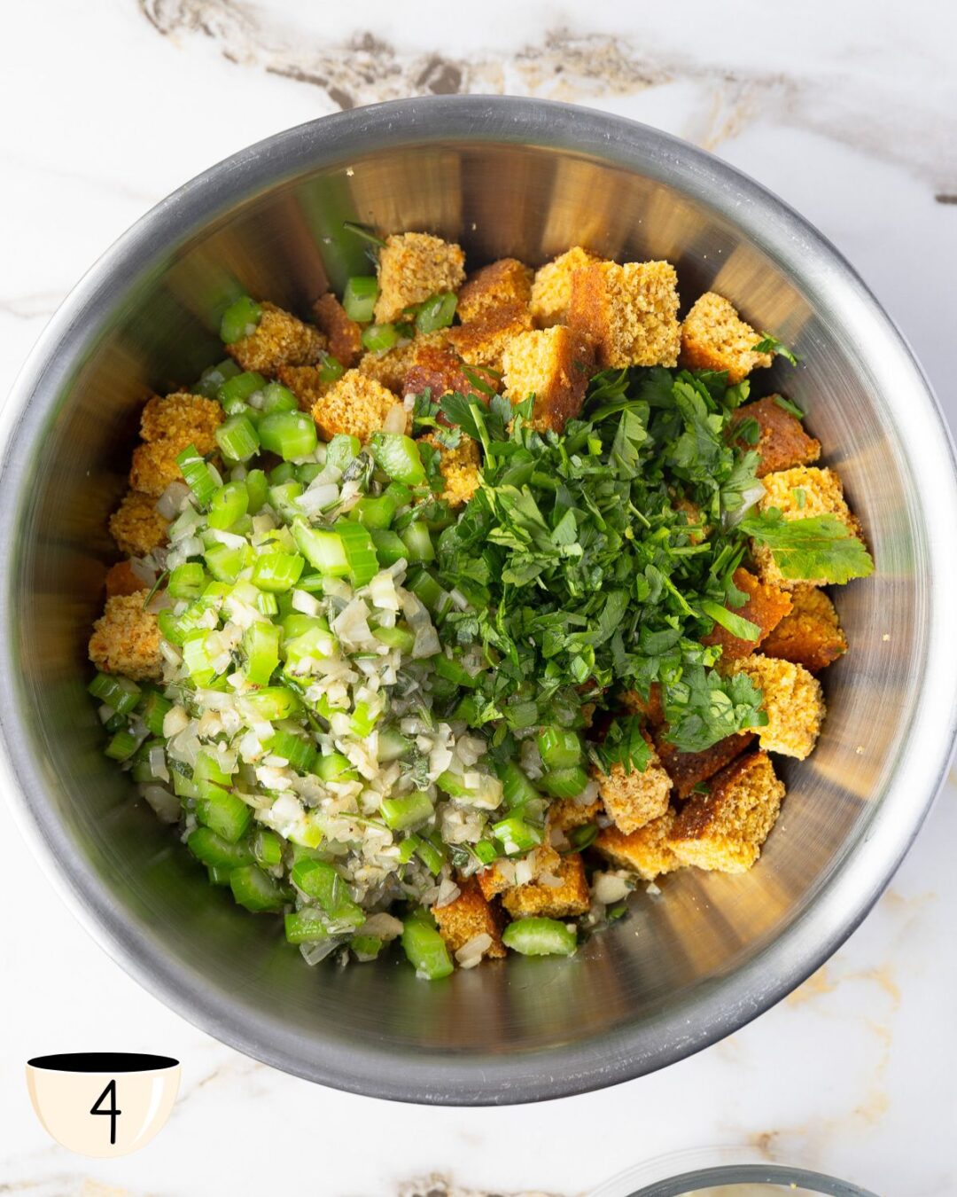 Easy Gluten-Free Cornbread Stuffing (Dairy-Free) - AtMyTable