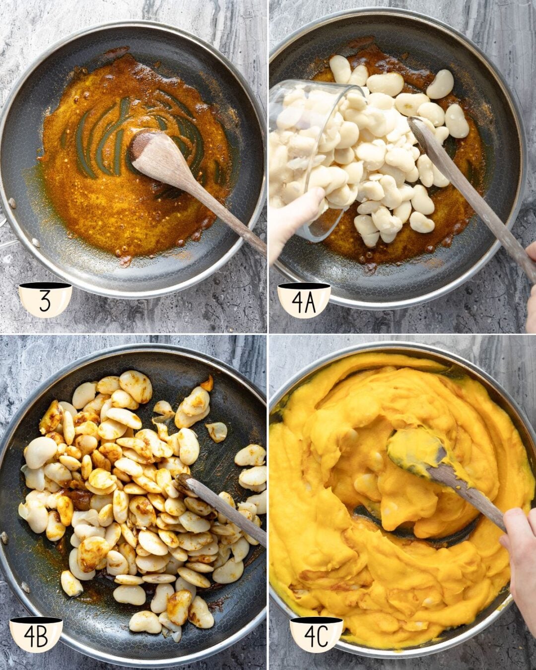 Creamy Curried Butter Beans - AtMyTable